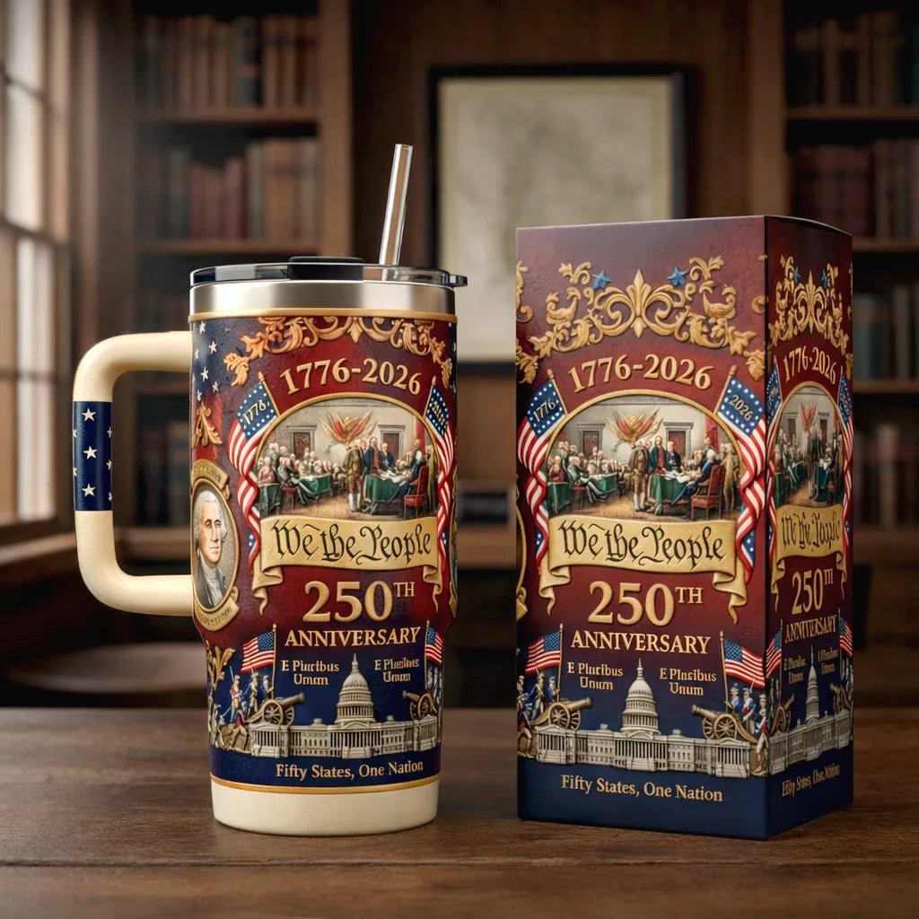 U.S. 250th Anniversary Commemorative Travel Tumbler – inflateasy